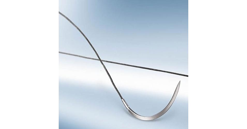 Silkam fekete 3/0 (2) 45cm HS23 Bbraun sebészeti varrófonal