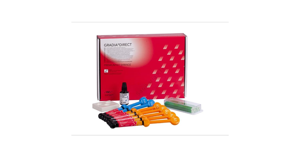 GC GRADIA DIRECT Premium tömőanyag készlet 7x utántöltő + fogszínkulcs ...