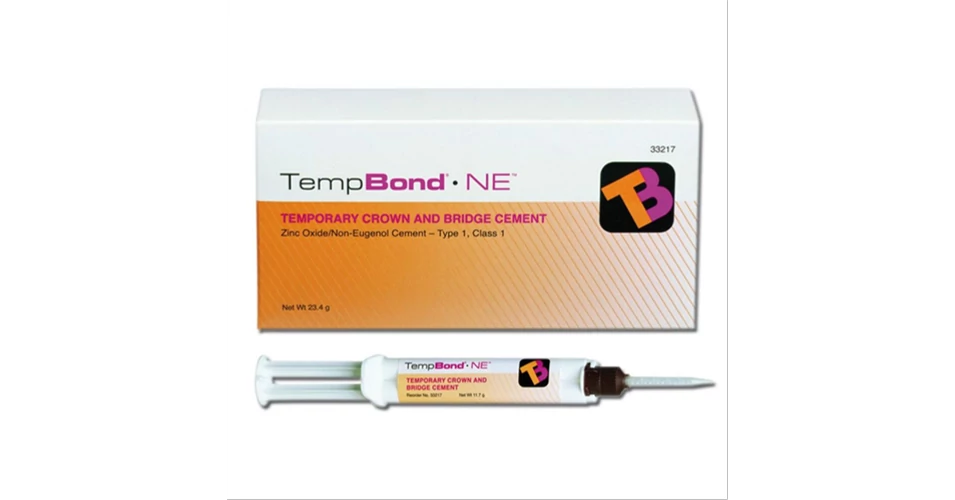 Temp Bond NE 2db Automix fecskendő - ideiglenes ragasztó cement Kerr