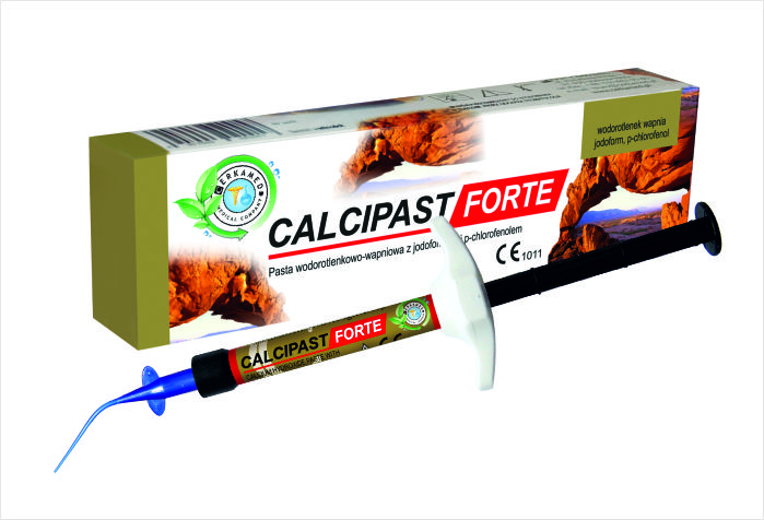 Calcipast Forte 2,1g kalcium-hidroxid tartalmú ideiglenes gyökértömő ...